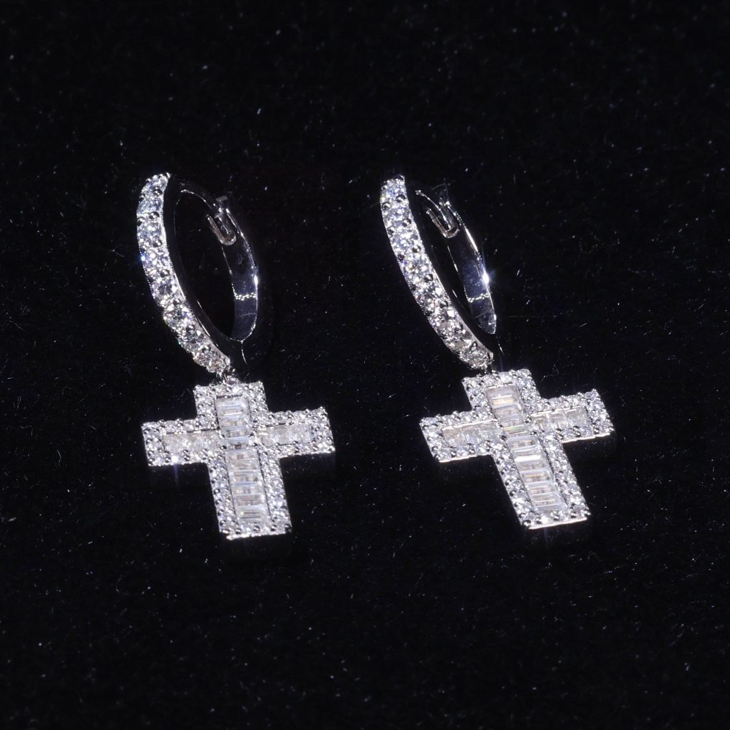 KLADOR CUSTOM CROSS DANGLY EARRING - KLADOR