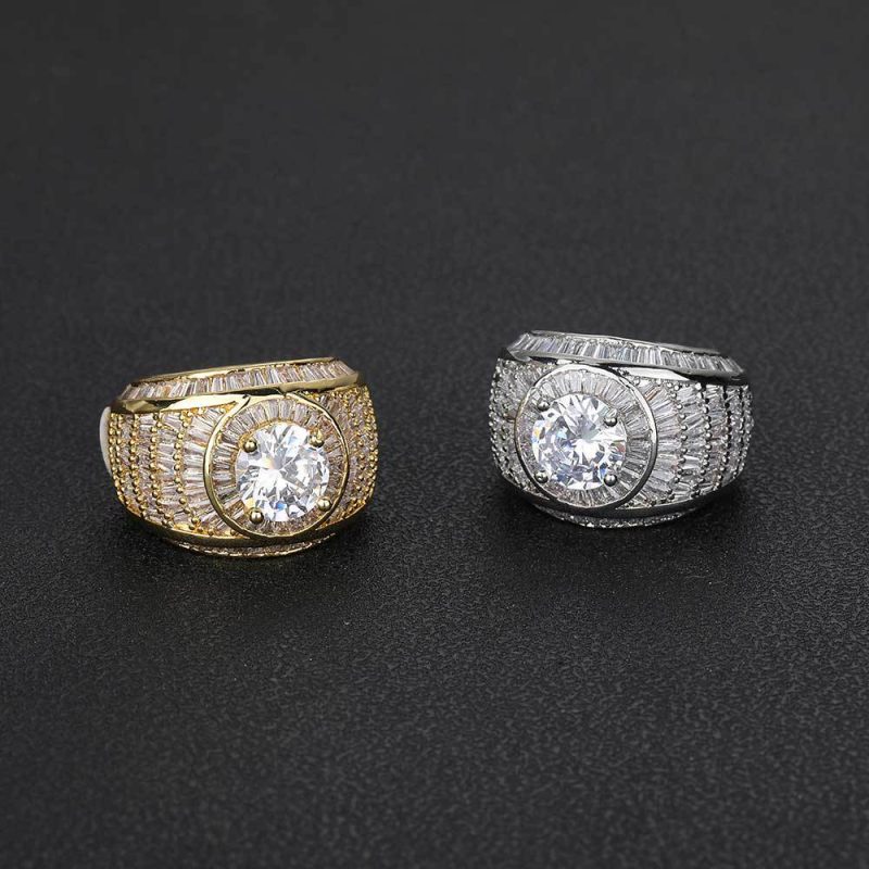 Custom Crown Ring- KLADOR Hip Hop Ice Out Ring